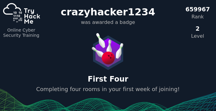 TryHackMe | User Badge