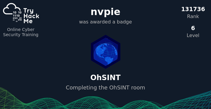 TryHackMe | User Badge